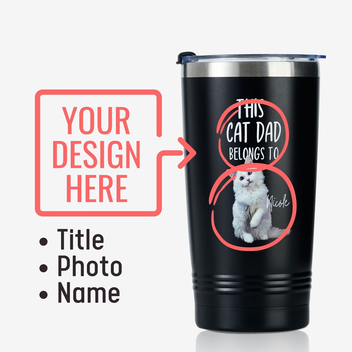 Personalized Cat or Dog Mug | Gifts for Cat Owners | Customize Name and ...